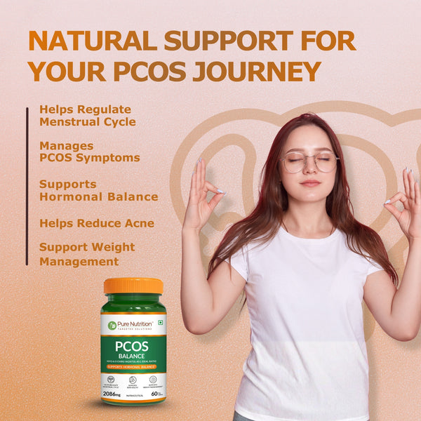 Pure Nutrition PMOS (PCOS) Balance – 60 Tablets | Supports Hormonal Ba