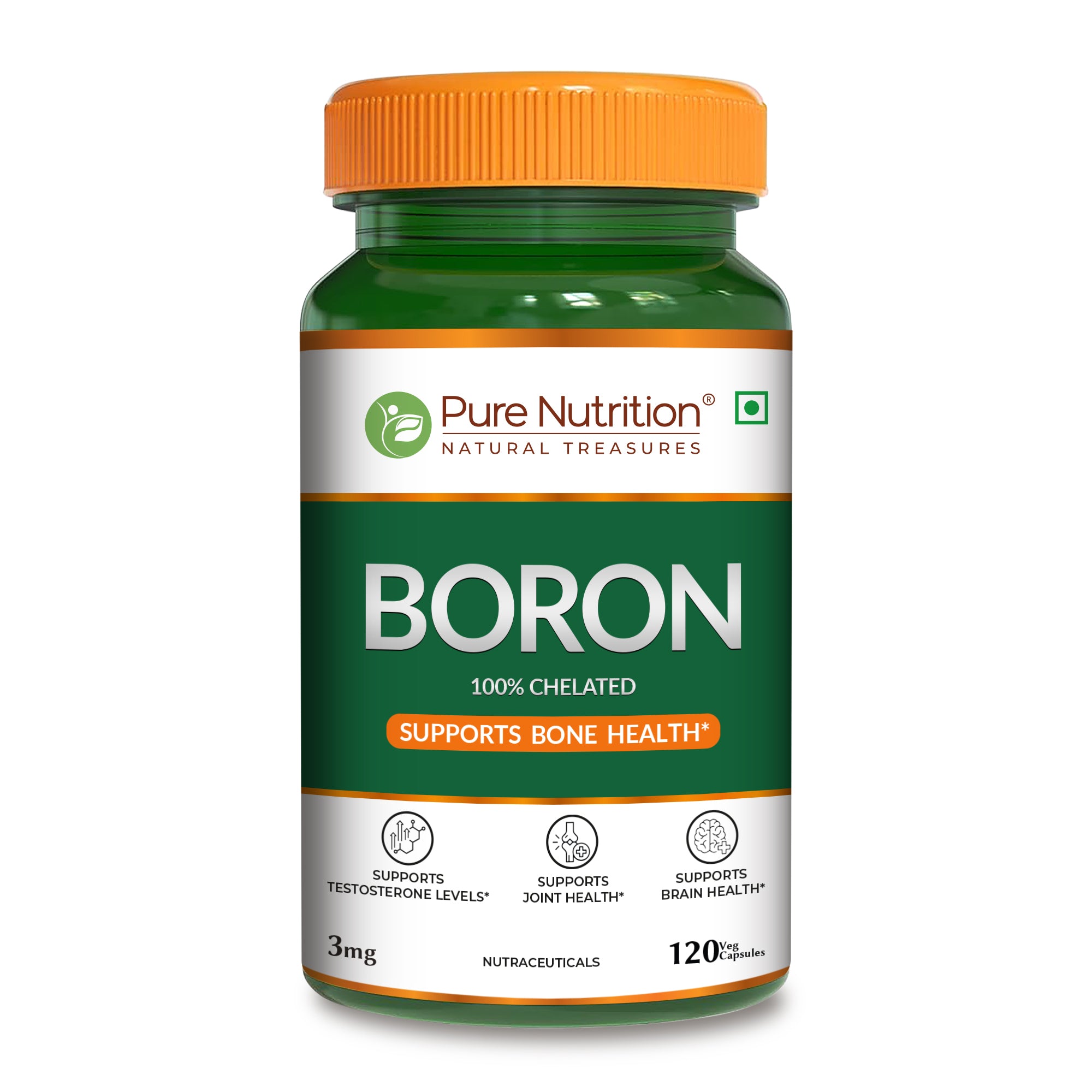 Boron 3mg (Chelated Form) – Pure Nutrition